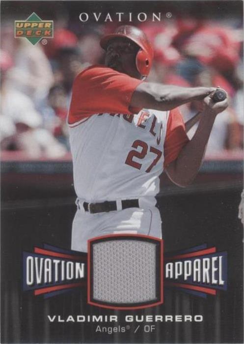 2006 Upper Deck Ovation - Ovation Apparel Vladimir Guerrero #OA-VG (MEM) for sale online | eBay