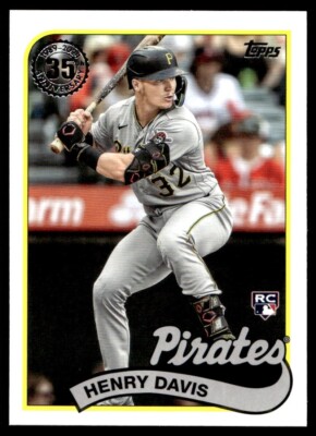 2024 Topps Series 1 1989 Henry Davis Rookie A33 #89B-28 | eBay