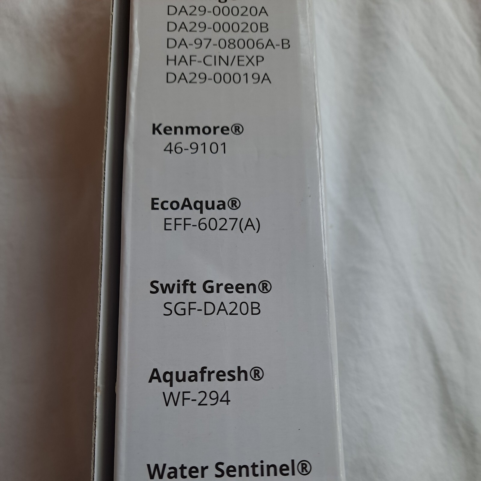 Refresh R-9101 Refrigerator Water Filter for Samsung - White ...