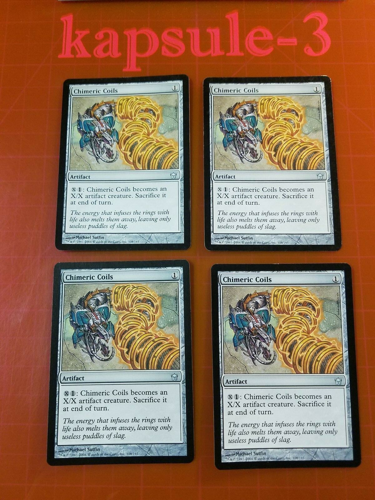 4x Chimeric Coils | Fifth Dawn | MTG Magic The Gathering Cards | eBay
