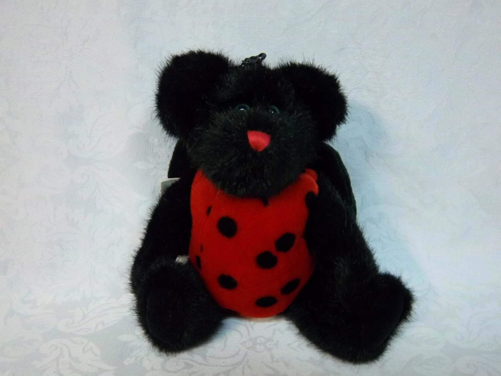 Boyds Bear Lady B Bug Ladybug Black Bear 9" Plush Soft Toy Stuffed ...
