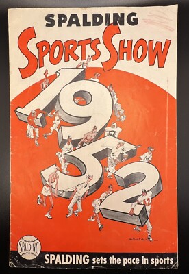1952 Spalding Sports Show Program / Magazine / Comic Book | eBay