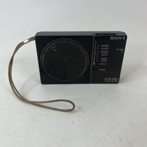 SONY ICR-S10(R) Red AM Compactradio Pocket Transistor Japan Vintage ...