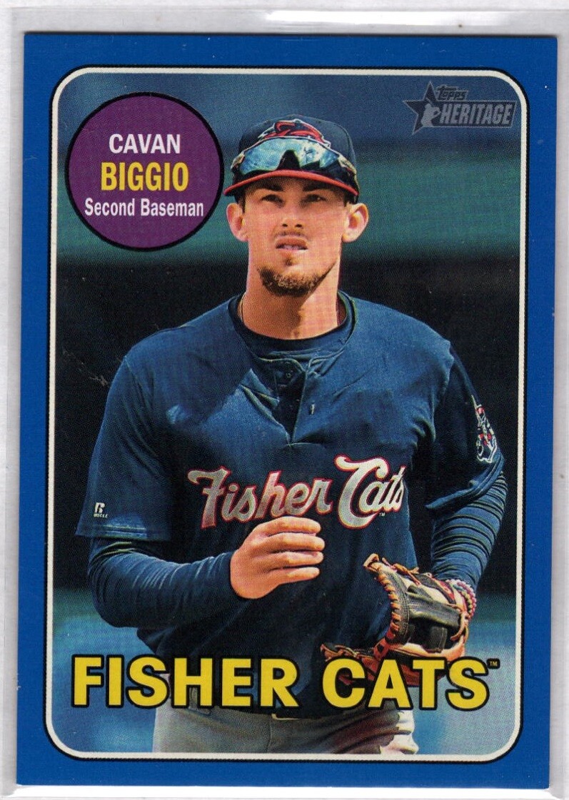 Cavan Biggio 2018 Topps Heritage Minors Blue Border /99 | eBay