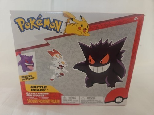 POKEMON DELUXE GENGAR BATTLE FIGURE MULTI-PACK SCORBUNNY Rare ...