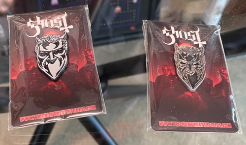 GHOST - set of 2 - Nameless Ghoul Enamel Pins - Meliora era - Papa ...