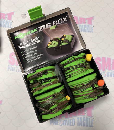 Korda Carp Fishing Zig box Tackle Box fishing rigs | eBay UK