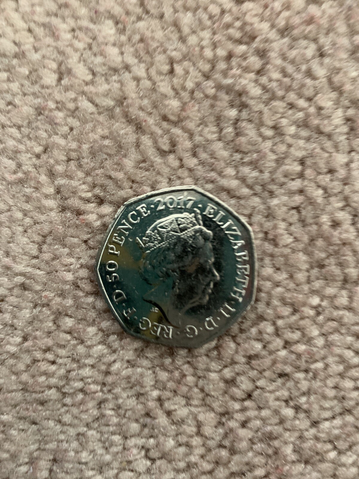 RARE 2017 BENJAMIN BUNNY 50P COIN | eBay UK