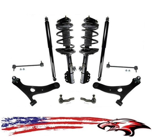 Front Wheel Drive Front Struts Rear Shocks & Chassis Kit for Toyota ...