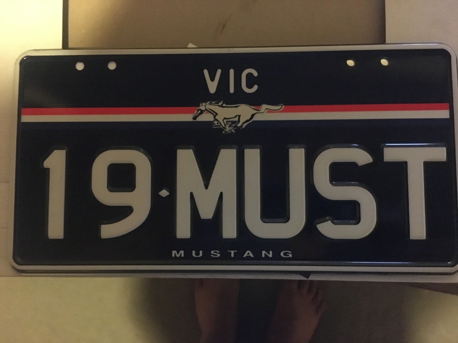 mustang number plate | eBay