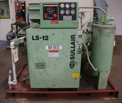 Sullair Air Compressor Model LS12-5CH/A/KT 575v 3 Phase 6968 Hours K4 ...