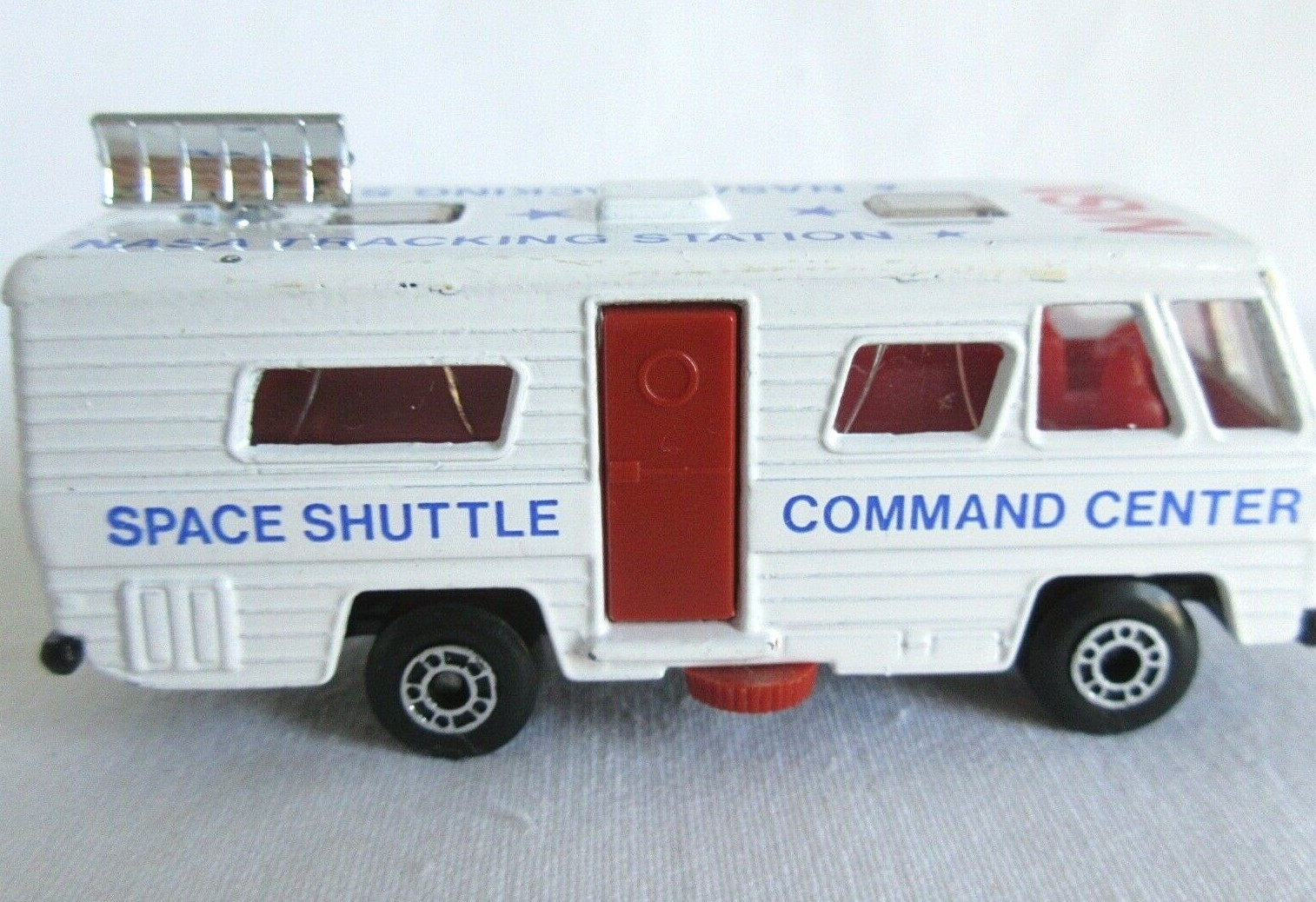 VTG MATCHBOX MACAU 1:114 1980 #54 NASA TRACKING RV CAMPER VAN WHITE ...