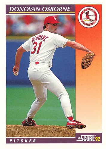 1992 Score Rookie & Traded #90T Donovan Osborne St. Louis Cardinals | eBay