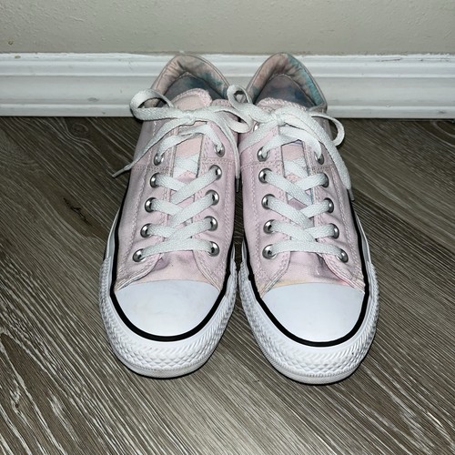 Women’s Converse Light Pink Low Top Sneakers Size 7 | eBay