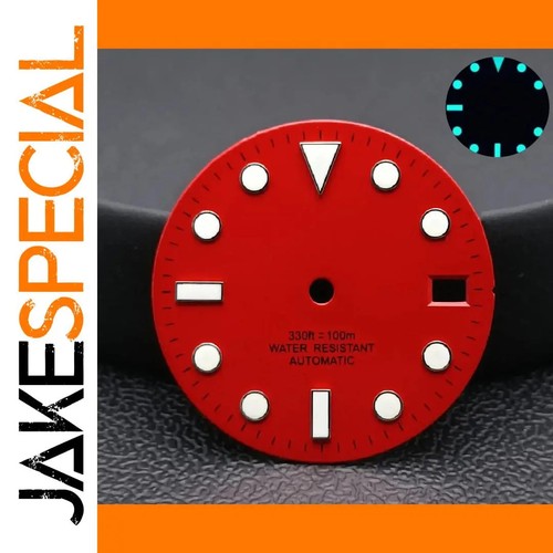 NH34/NH35 Compatible Watch Dial 28.5mm Red | eBay