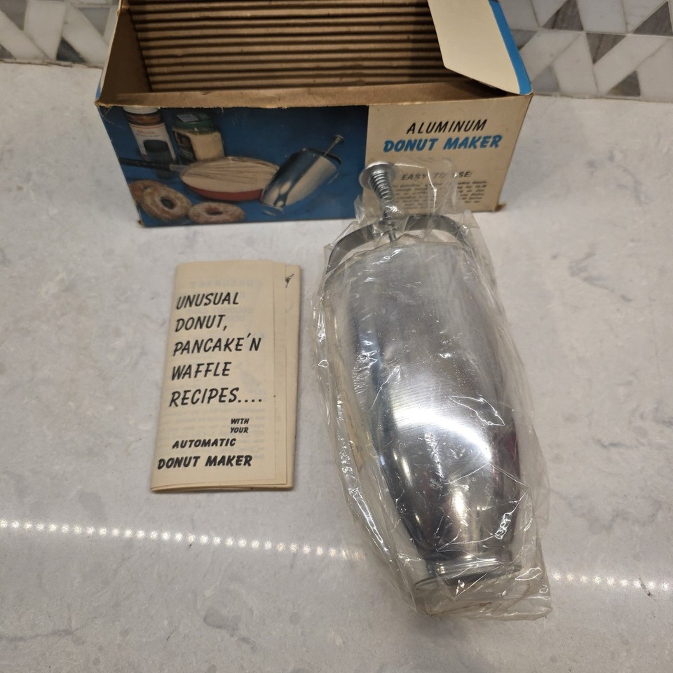 Vintage Kitchen Aluminum Donut Maker Dropper. New In Box. | eBay