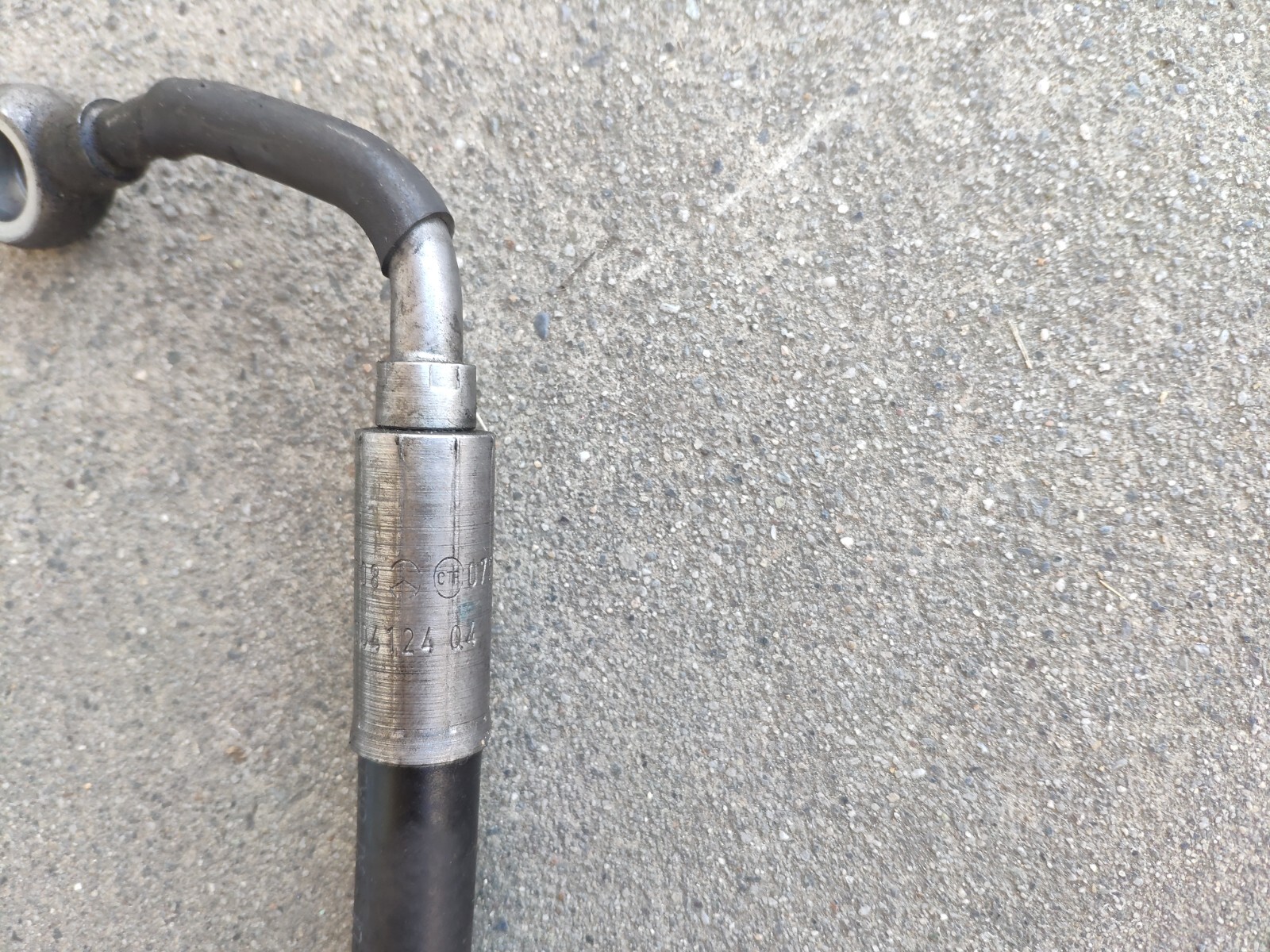 2008 Mercedes E350 W211 Power Steering Oil Fluid Cooler Line Pipe ...