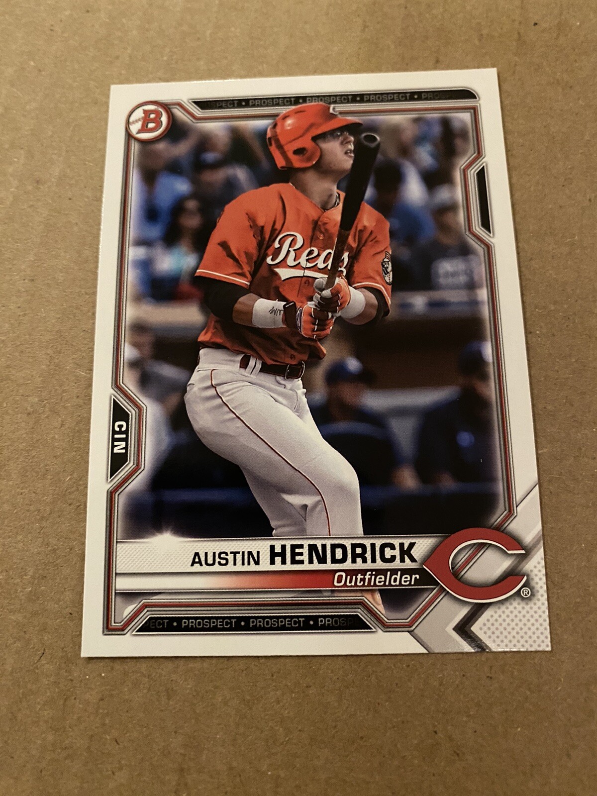 Austin Hendrick 2021 Bowman Prospects Baseball Card #BP55 Cincinnati ...