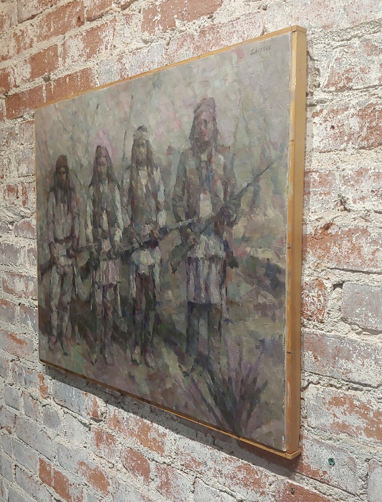 Stevan Kissel - Group of Apache Renegades - Oil painting | eBay