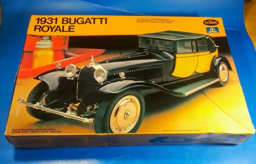 1931 Bugatti Royale Car Model Kit Testors 1/24th Scale | eBay