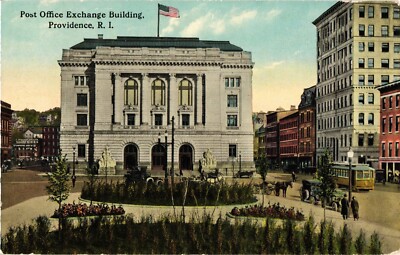 Post Office Exchange Building Providence Rhode Island Postcard 1900s | eBay