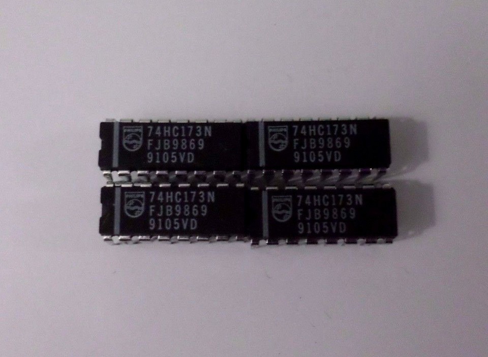 PHILIPS 74HC173N 74HC173 IC Integrated Circuit 16Pin - Lot of 4 Pcs NEW ...