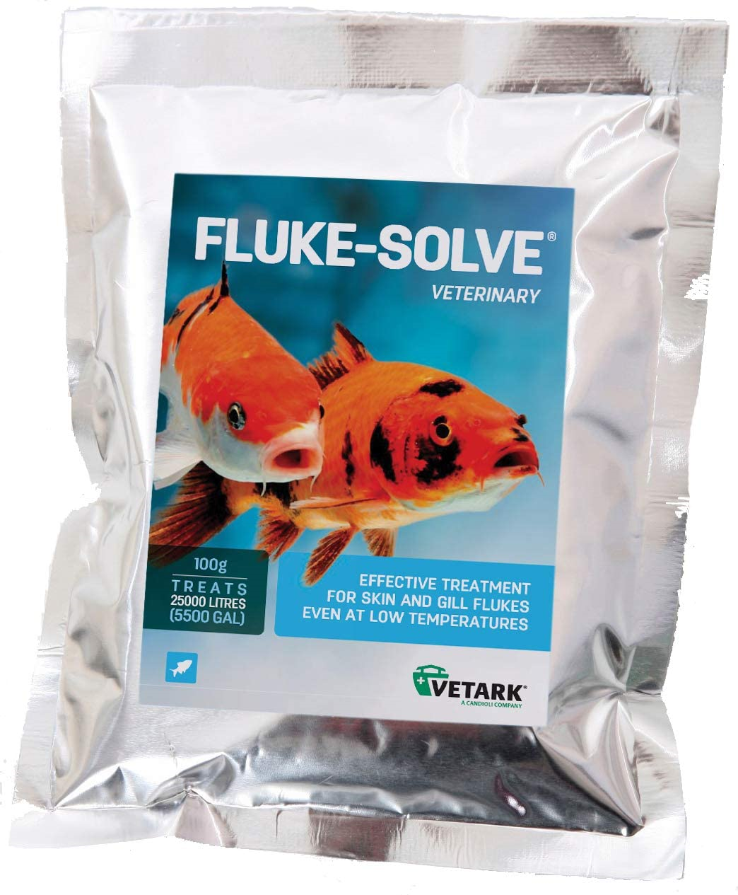Vetark Fluke Solve 100g Praziquantel Fish Skin Gill Parasite Fluke ...