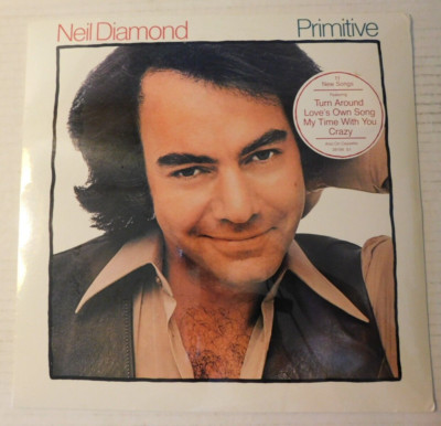 SEALED 1984 LP Neil Diamond "Primitive" with hype sticker Columbia QC ...
