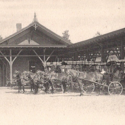 Antique 1905 DL & WRR Railroad Train Station Richfield Springs New York ...