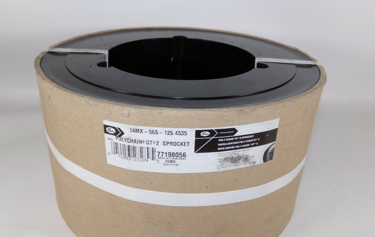 NEW Gates Polychain GT 2 High Torque Drive Sprocket 14MX-56S-125 4535 ...