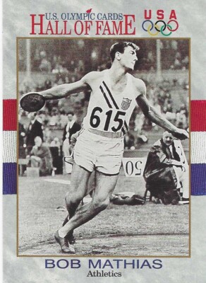 1991 Impel U.S. Olympicards Hall of Fame - Bob Mathias #5 | eBay