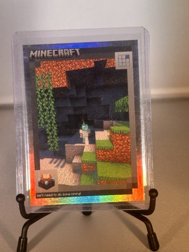 Minecraft Crafting Chronicles Panini Empty Slot #2 #156 Serial Card ...