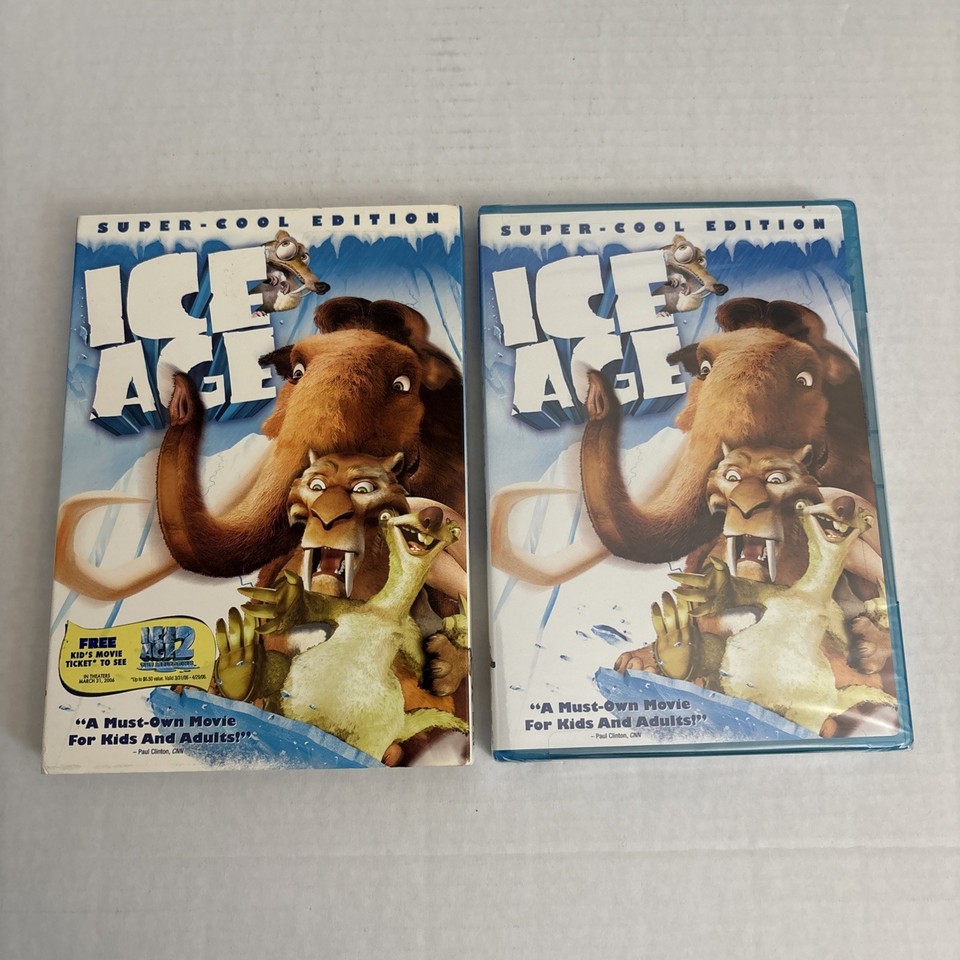 3 Ice Age DVDs, Ice Age (2006, 2-Disc Set, Super Cool Edition), Ice Age ...