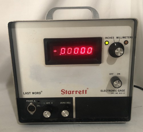 Starrett No. 812-13 Last Word Electronic Amplifier Digital Display | eBay