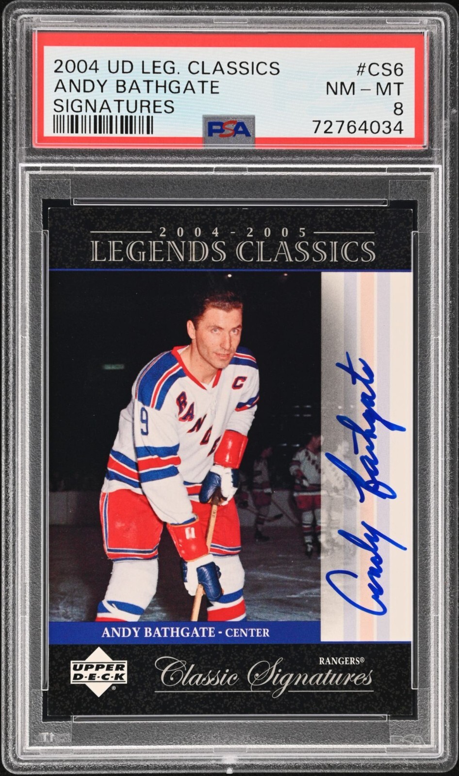 2004-05 Upper Deck Legends Classics - Classic Signatures #CS6 Andy ...