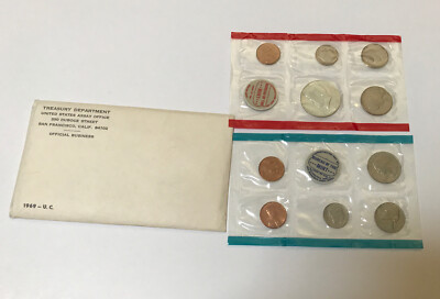 1969 Uncirculated Coin Set, U.S. Mint | eBay