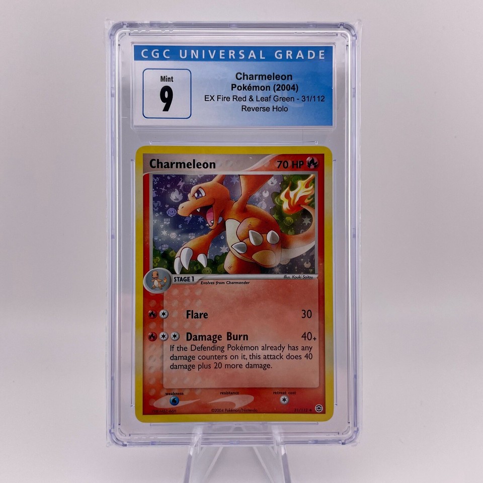 CGC 9 Mint - Charmeleon - EX Fire Red & Leaf Green - 57/112 - Pokemon ...