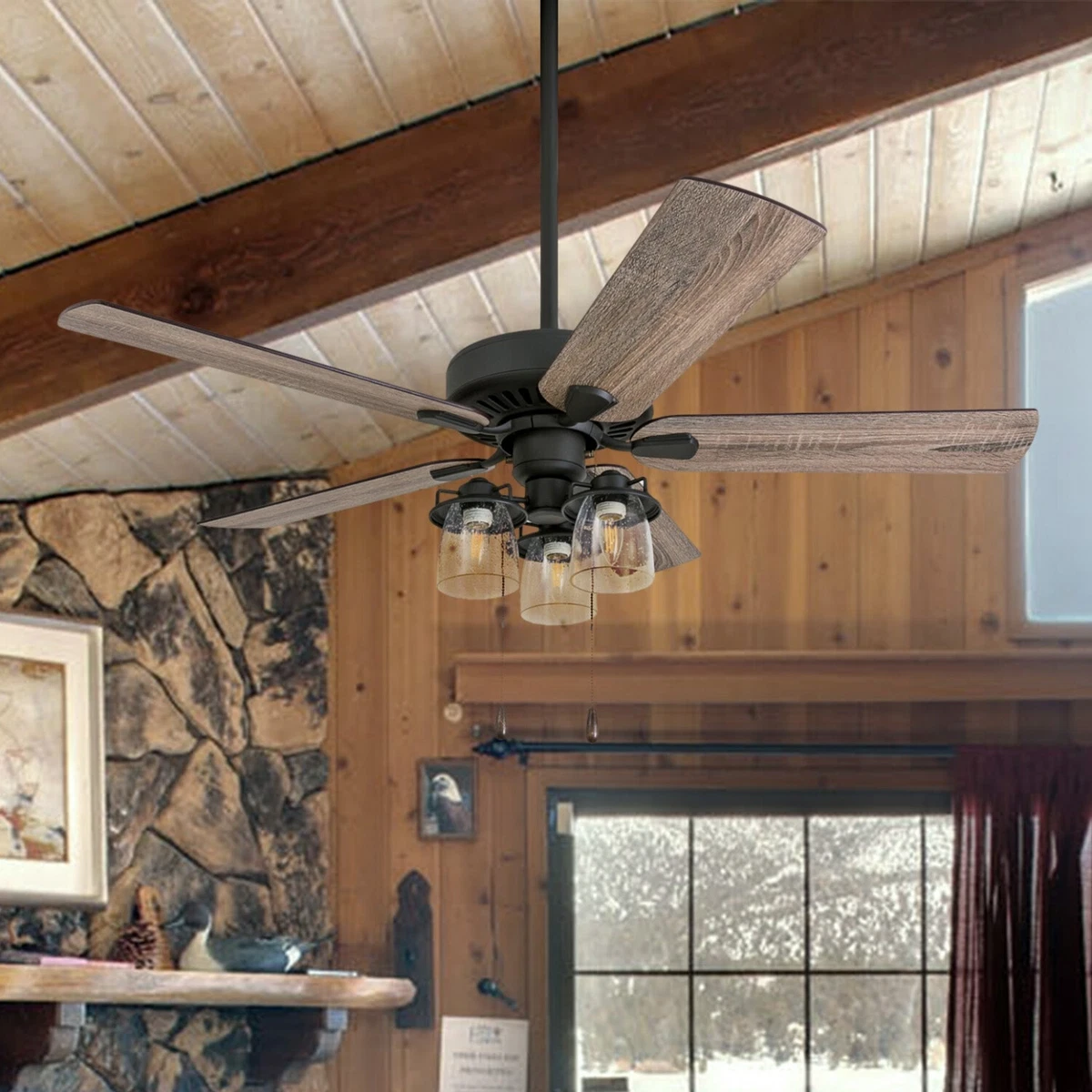 Rustic Style Ceiling Fans | Shelly Lighting