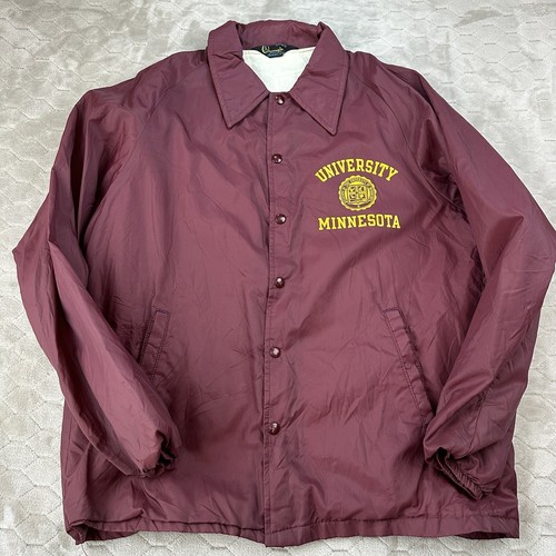 VTG 60s Champion Running Man Button Up Coaches Jacket - Sz XL ...
