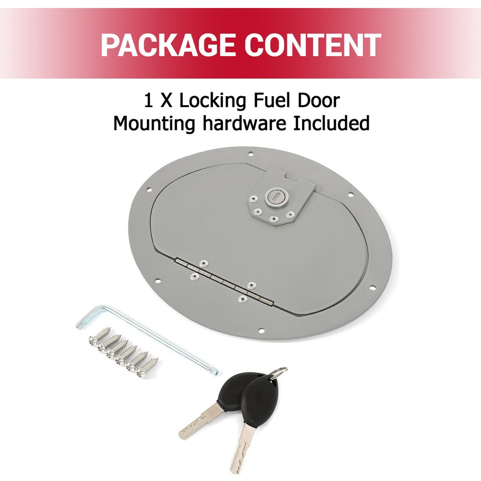 Locking Fuel Door Gas Tank Cap Cover For HMMWV/ Humvee / Hummer M998 ...