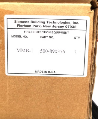 Fire Alarms - Siemens Mxl