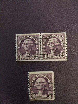 very rare usa stamps !!! 1932 George Washington, by Gilbert Stuart, 3 ...