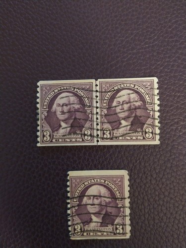 very rare usa stamps !!! 1932 George Washington, by Gilbert Stuart, 3 ...