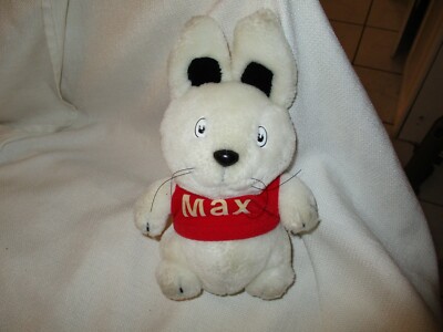 VINTAGE Plush Max 1996 Toys Rosemary Wells 8” Stuffed TOY From MAX And ...