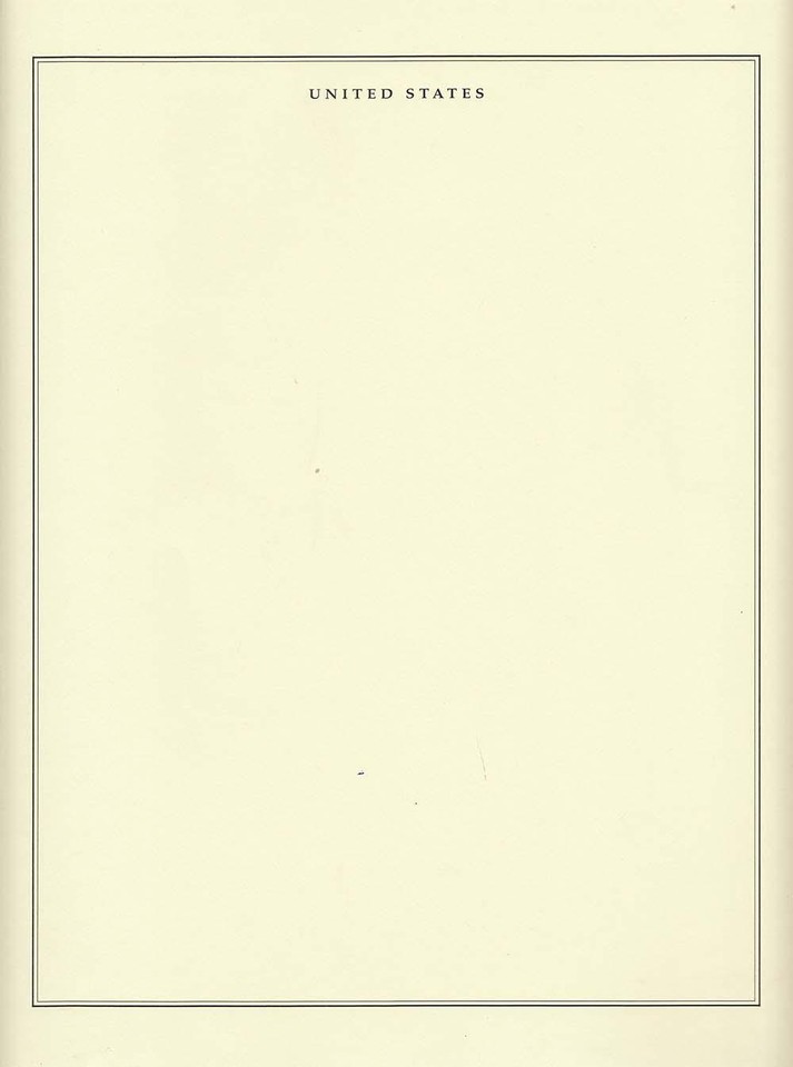 20 Scott National Series United States Blank Pages 3 Ring/2 Square Post ...