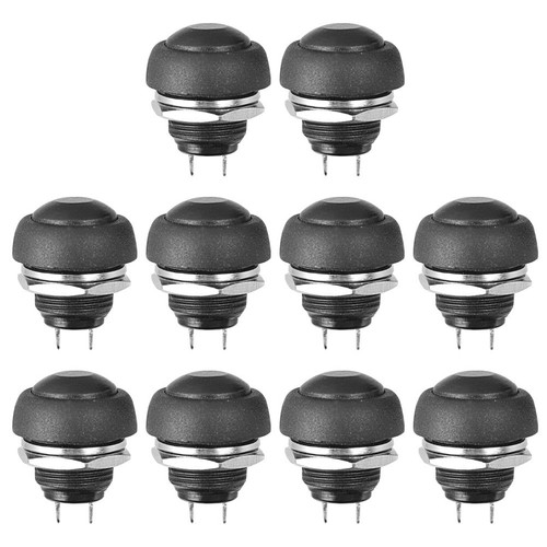 Waterproof Round Rocker Outdoor Plug Sockets Durable Push Button | eBay