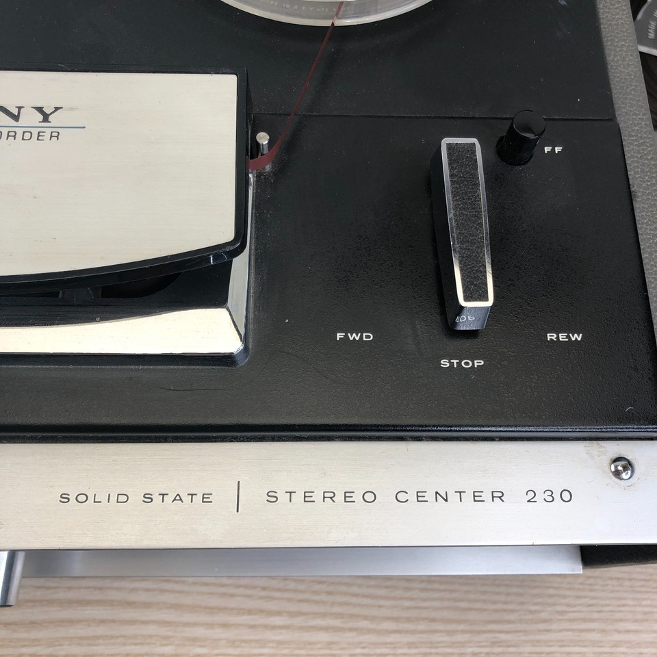 Vintage Sony Tapecorder TC-230 Solid State Stereo Center 230 Reel To ...