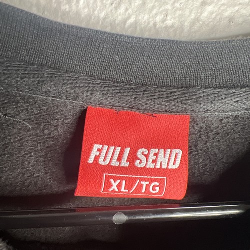 Full Send Mens XL Sweatshirt Snoop Dogg Black 420 Drop Deathrow Nelk ...