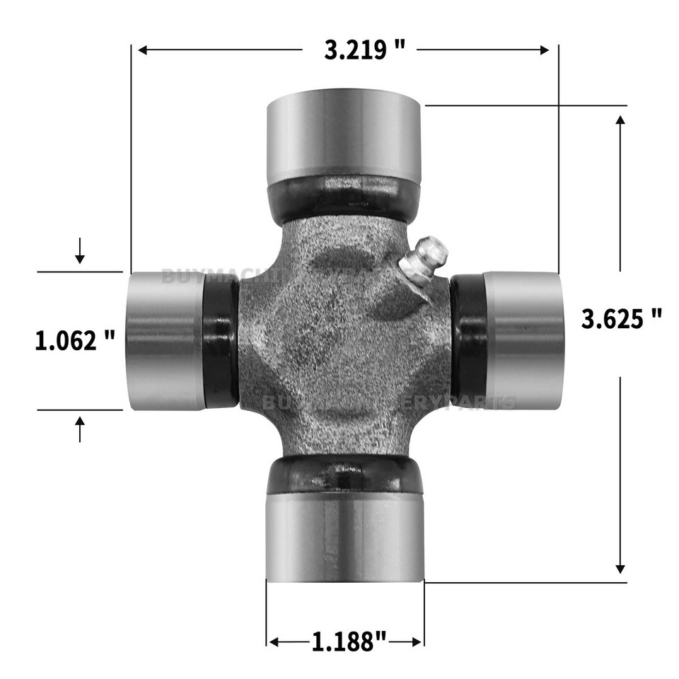 5-460X New Combination Conversion U-Joint 1310 to 1350 Series Universal ...