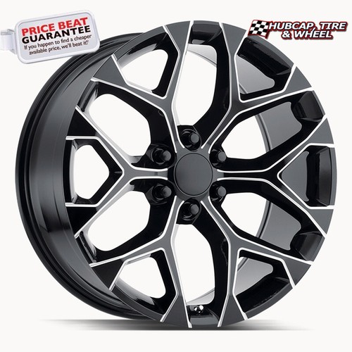 STRADA OE REPLICA R176 SNOWFLAKE GLOSS BLACK MILLED - 20X9 - 6X139.7 BP ...